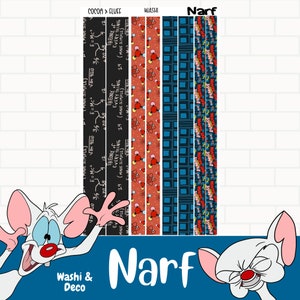 Narf Hobo Cousin Stickers, Animaniacs Planner Sticker Kit, Pinky and ...