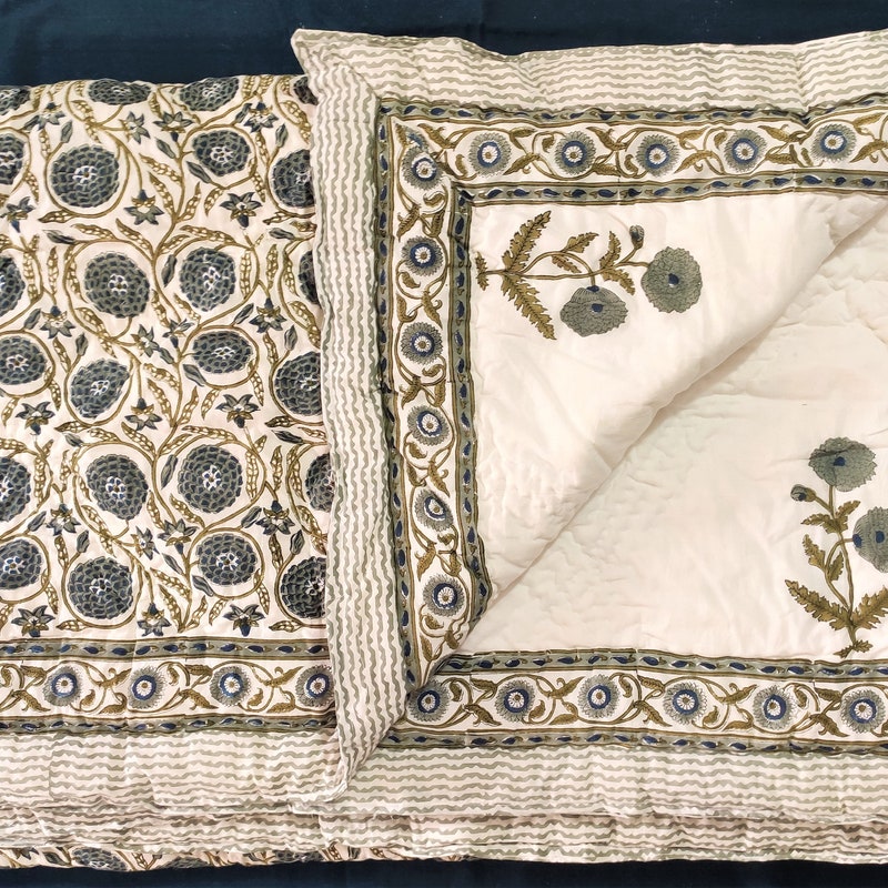 Indian Hand Made Razai - Etsy