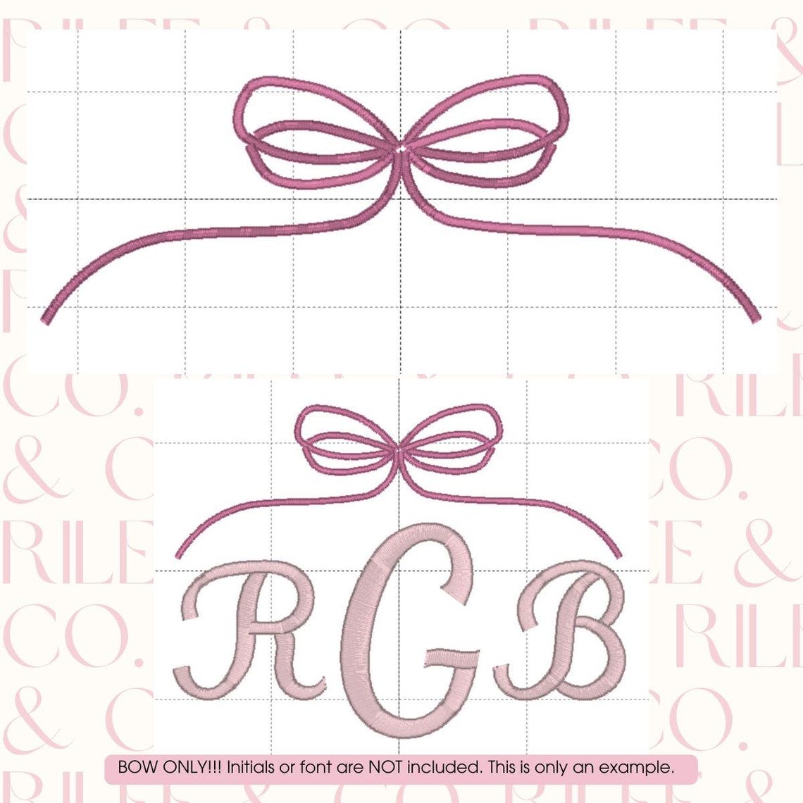 Bow PES Embroidery File - Etsy