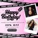 Diy HBD Sale Flyer Social Media Template Canva Editable - Etsy