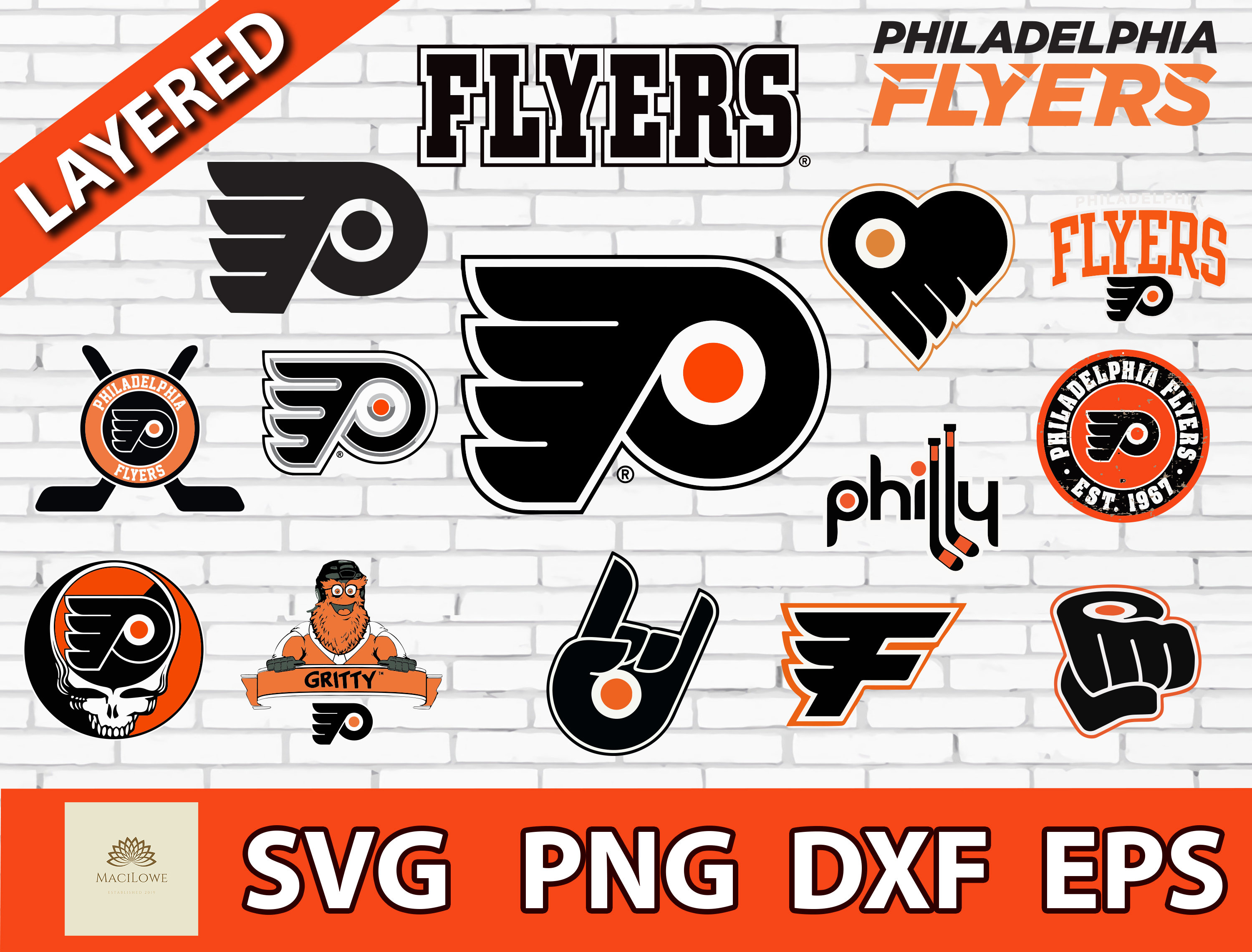 Philadelphia Flyers Logo NHL Hockey SVG/ cut file for cricut | Etsy