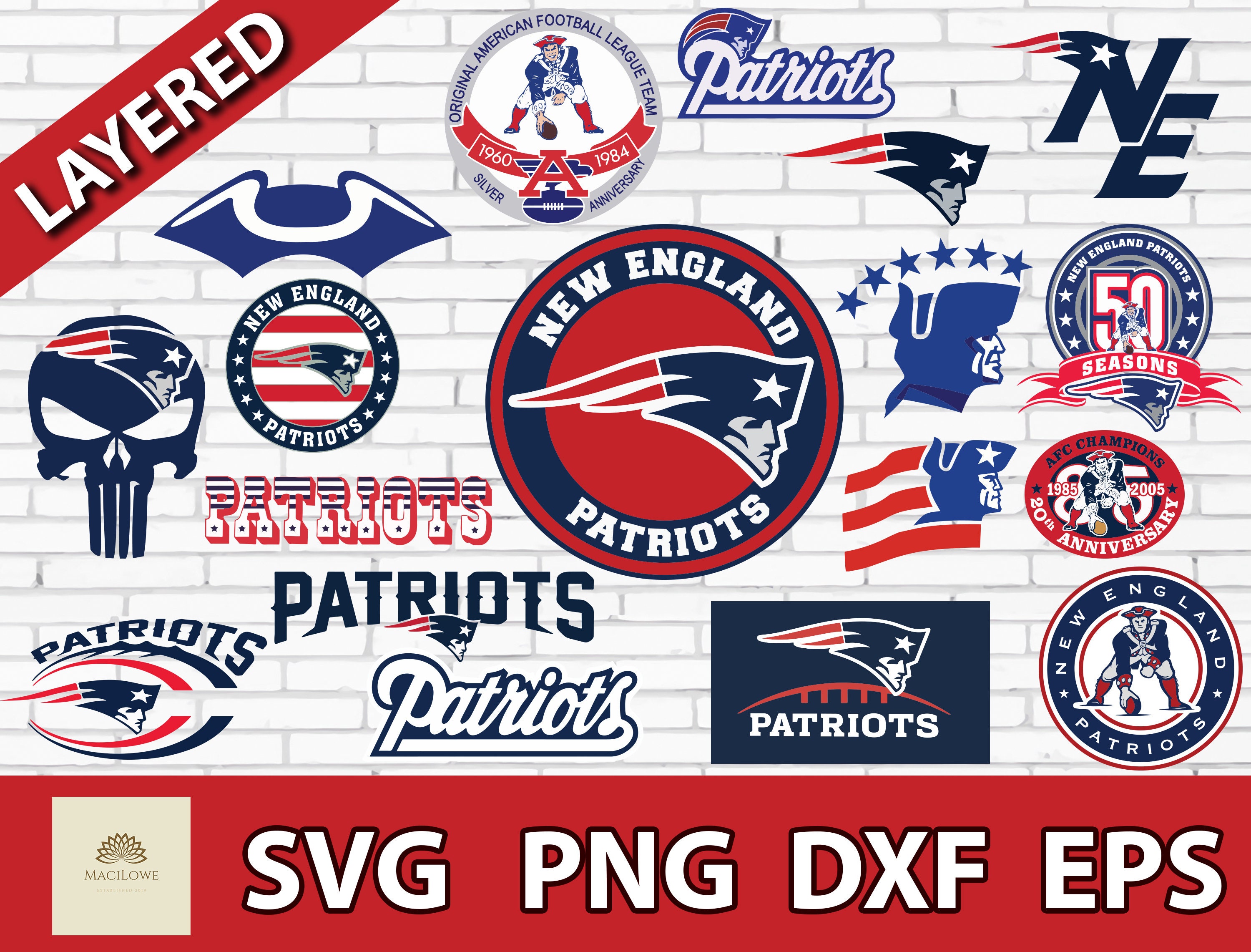 New England Patriots Logo SVG / New England Patriots Svg for | Etsy