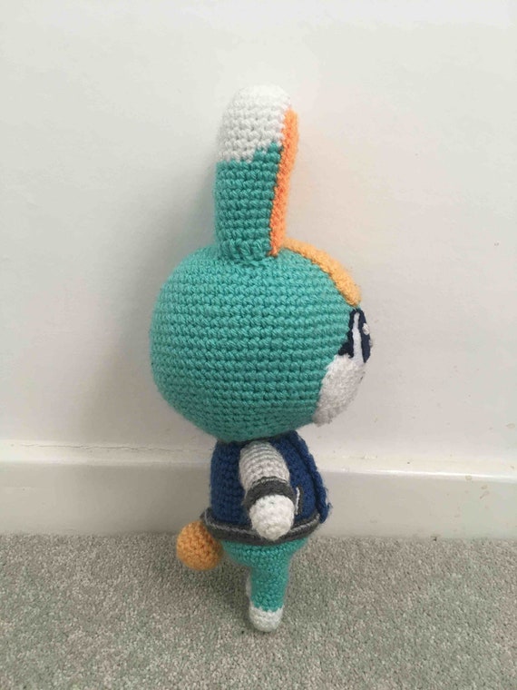Toys Animal Crossing Villager Sasha the Rabbit Amigurumi Crochet Plush ...