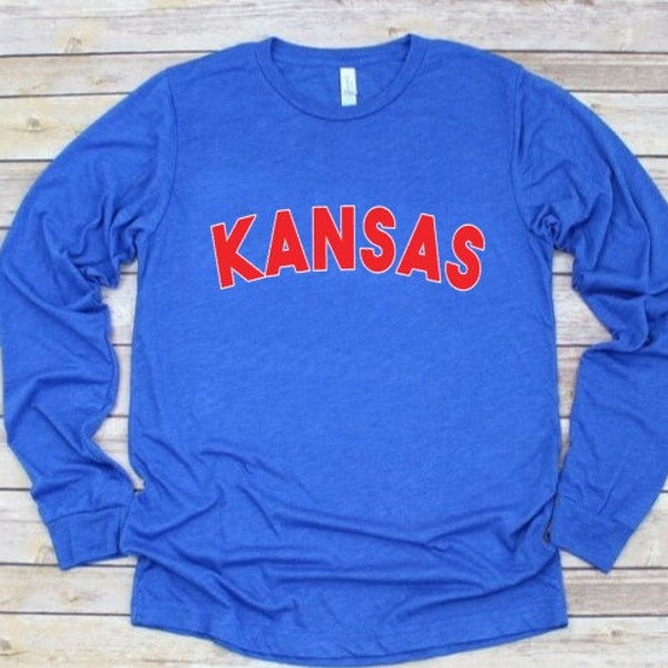 Kansas Ku Jayhawks Jayhawk Shirt - Etsy