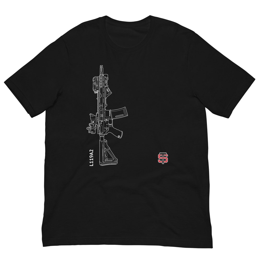 L119A2 X Ray Wireframe T-shirt - Etsy