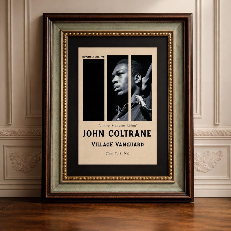 Coltrane Poster - Etsy