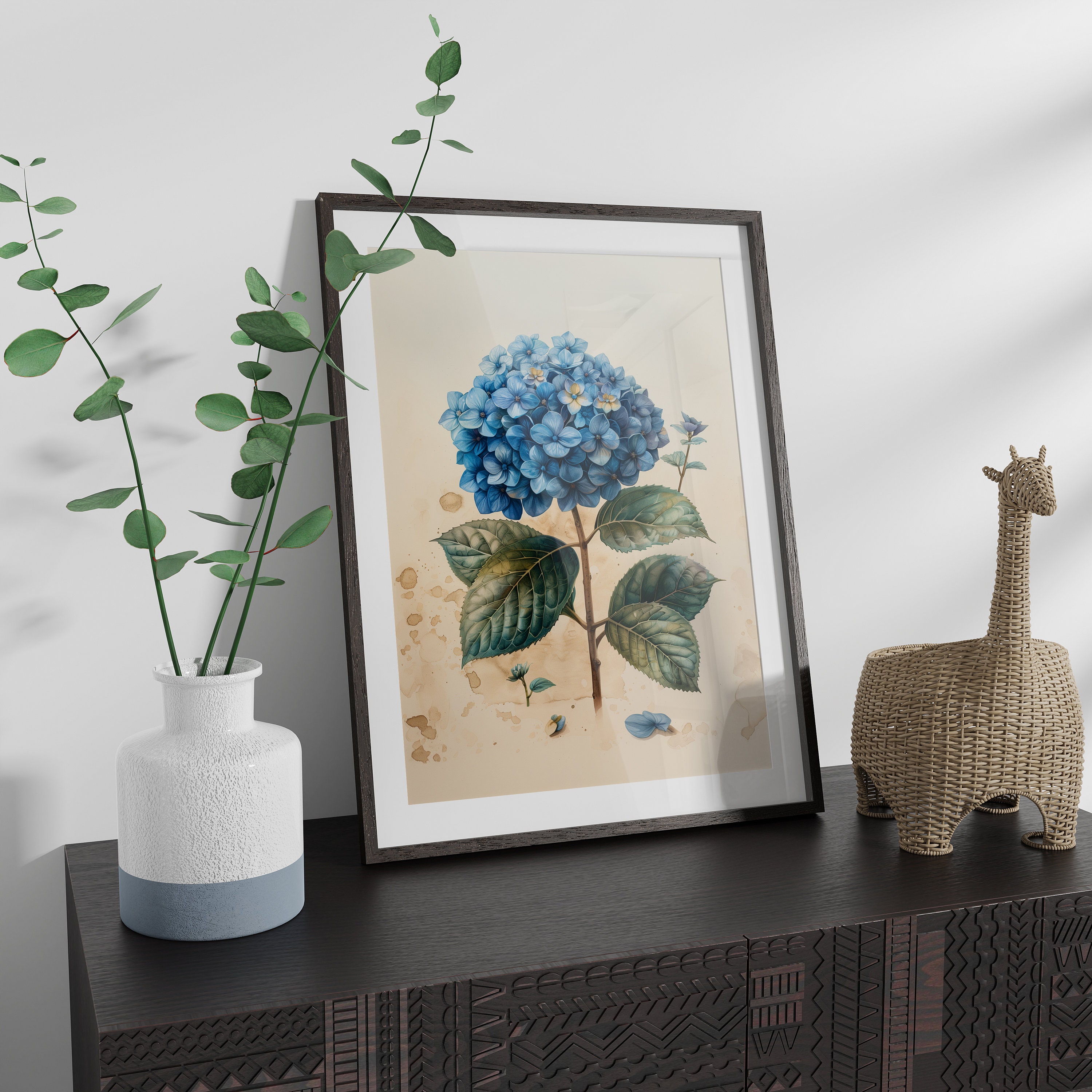 Hydrangea Print | Colorful Art | PRINTABLE DOWNLOAD - Etsy