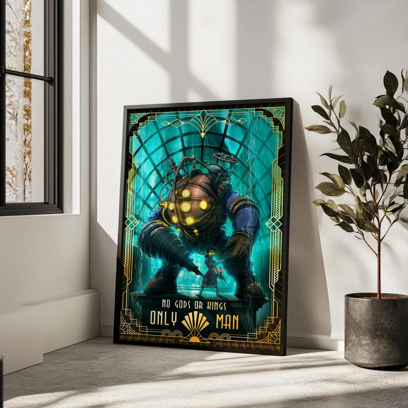 Bioshock Poster | Game Art | Horror Game| Wall Art Print or Digital ...