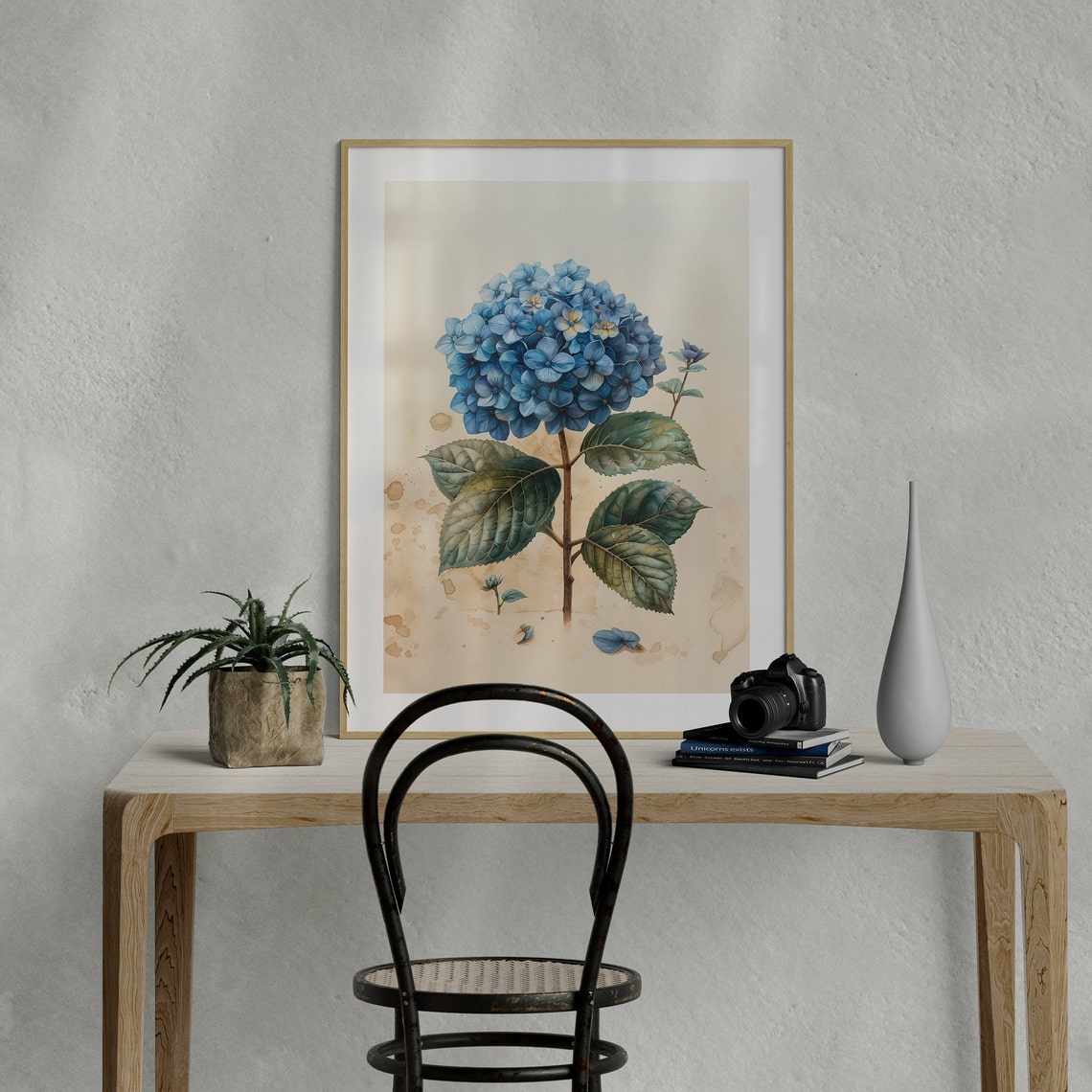 Hydrangea Print | Colorful Art | PRINTABLE DOWNLOAD - Etsy