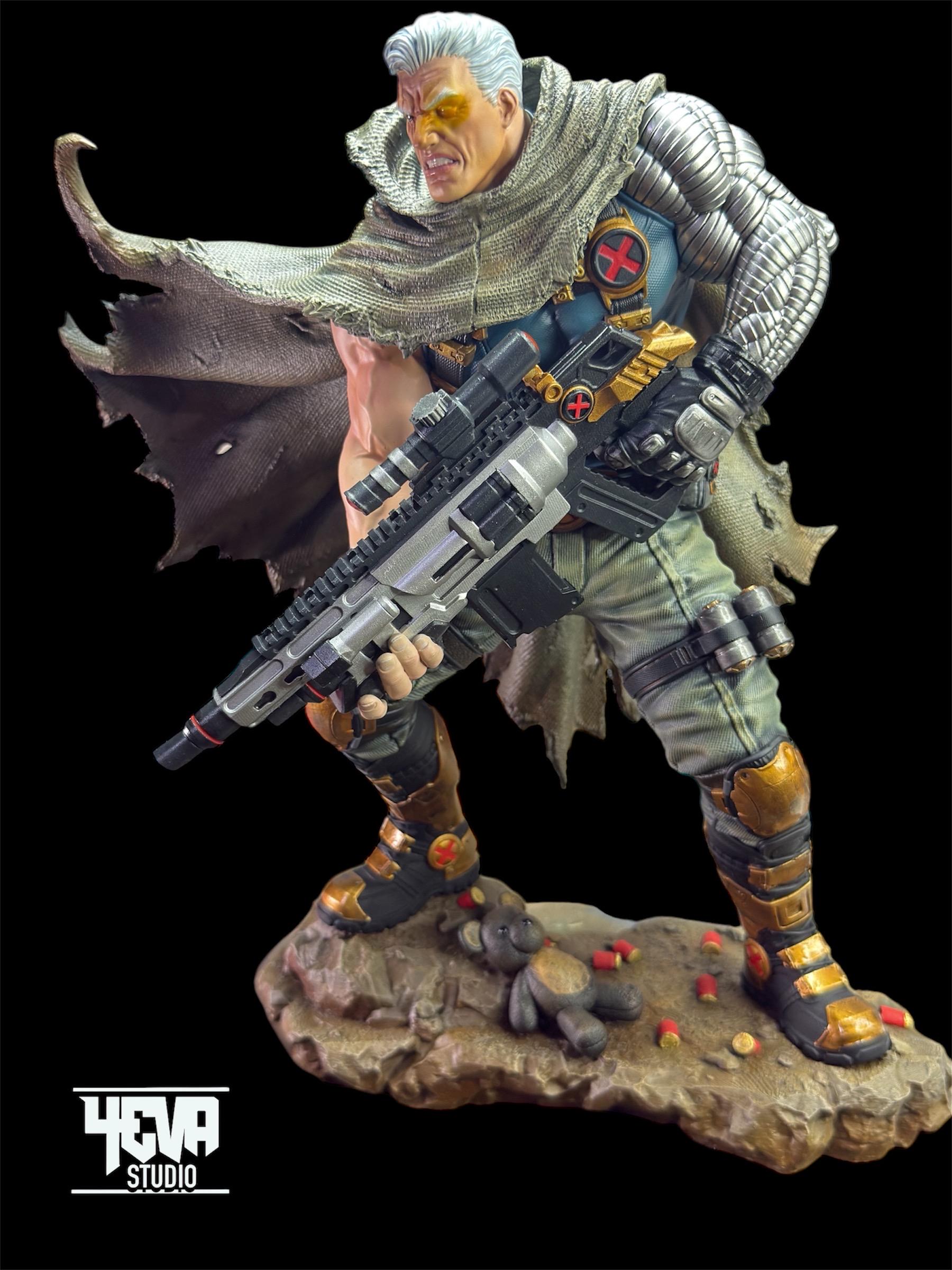 CABLE X-MEN Statue 1:6 Scale - Etsy