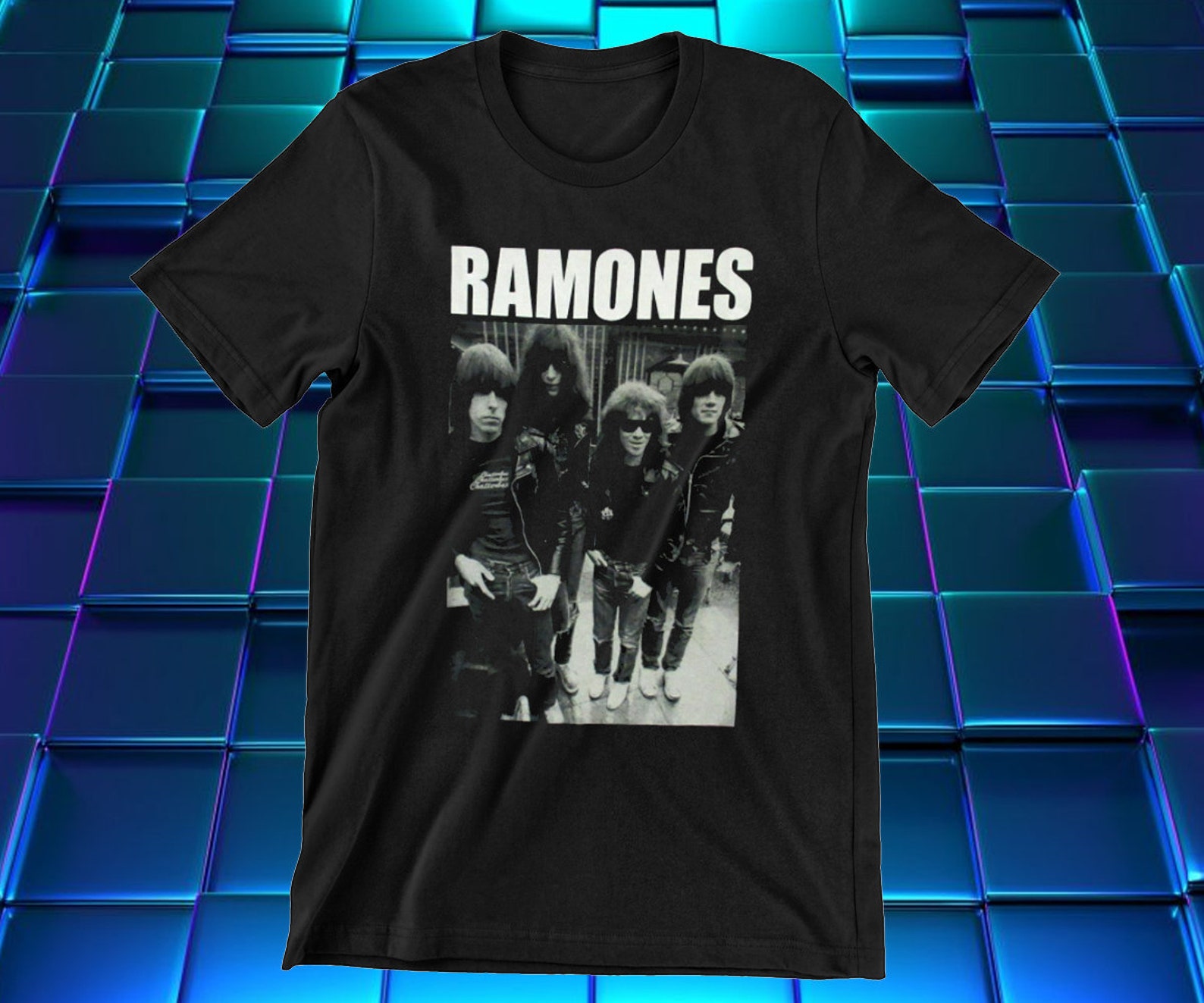 Ramones T Shirt Vintage Retro Ramones T Shirt Ramones Band Etsy