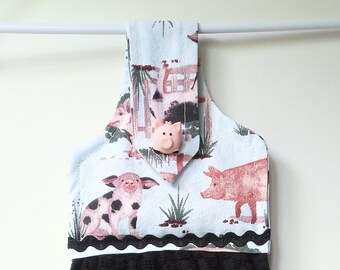 Pig Kitchen Towel - Etsy