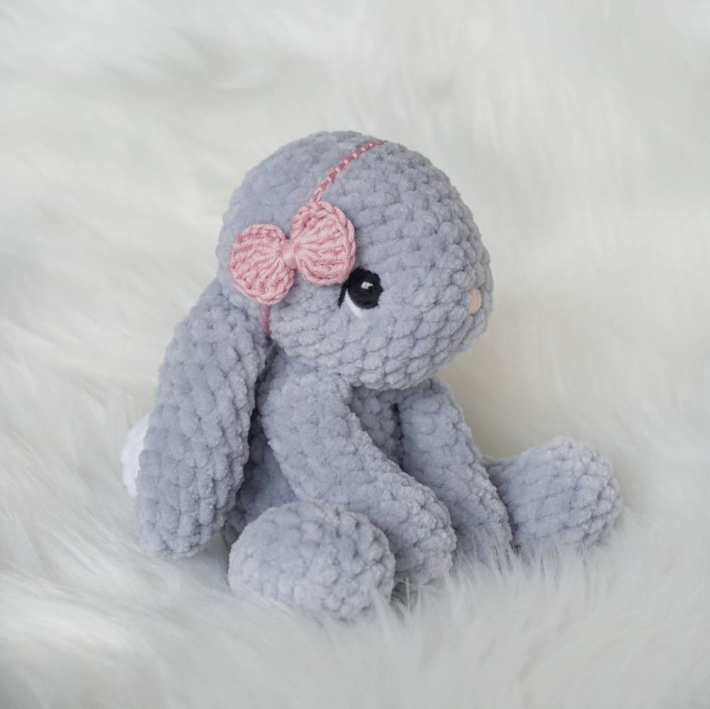 Cute Crochet Bunny Rabbit Small Bunny Rabbit Plushie - Etsy