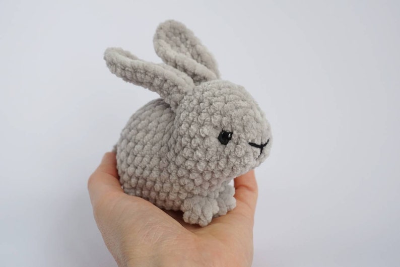 Dwarf Bunny Rabbit Plushie Crochet Bunny Plushie Little - Etsy