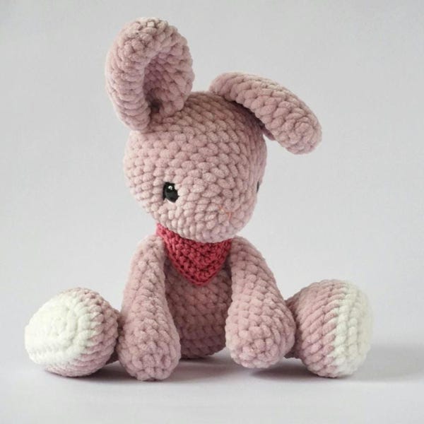 Pink Rabbit Plush Toy - Etsy