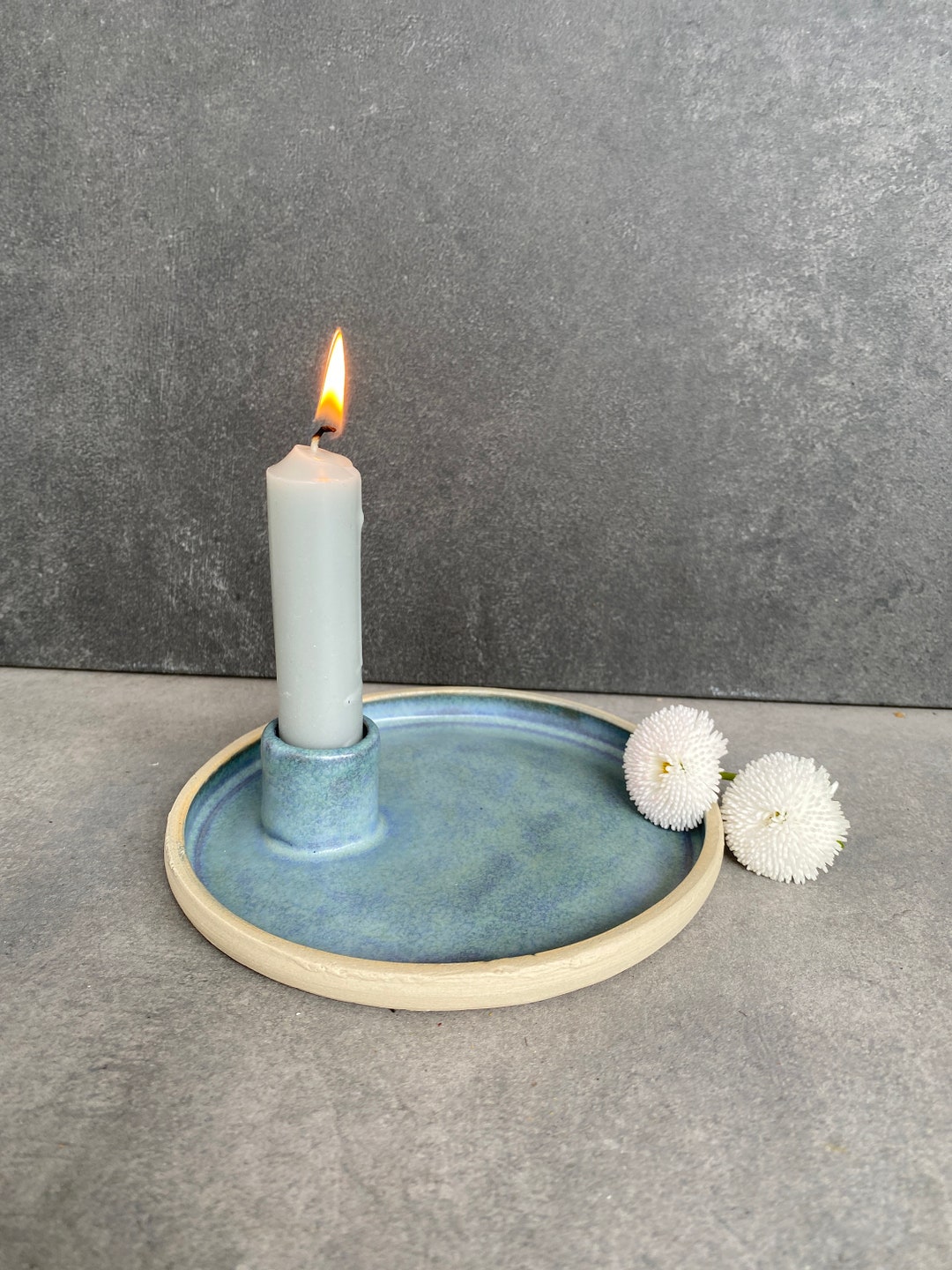 Candlestick Ceramic. 14.5 Cm. Candlesticks Candlesticks - Etsy