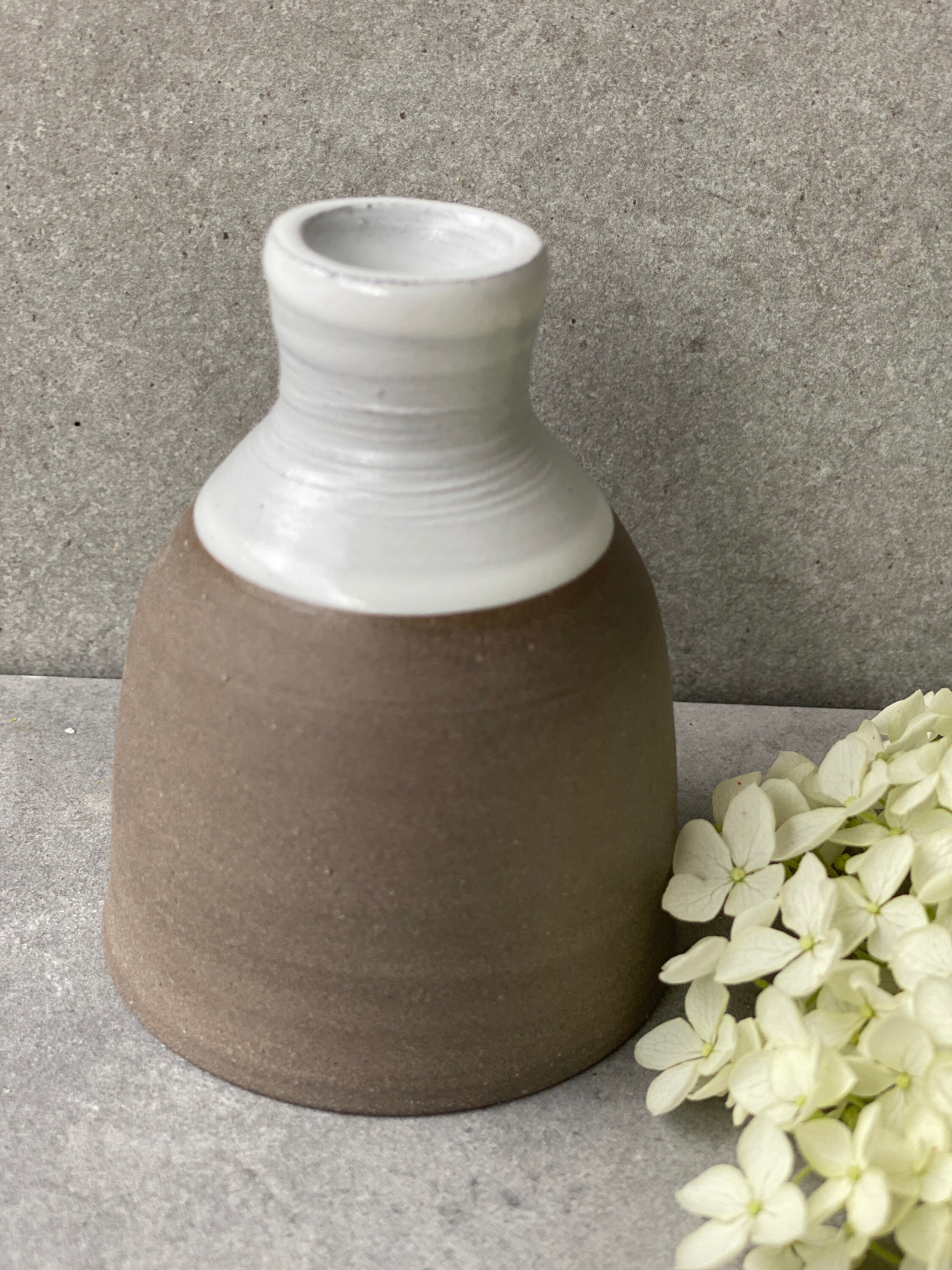 Kleine Vase Flaschenvase Keramik. 85 Cm. Blumenvase - Etsy