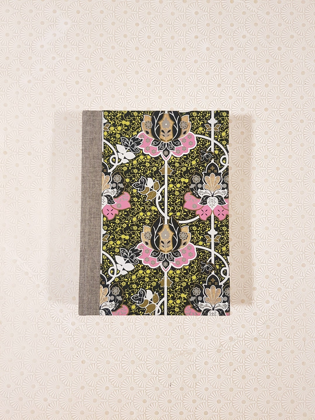 Chunky A5 Stunningly Bold Stylised Floral Journal With Luxurious 150gsm ...