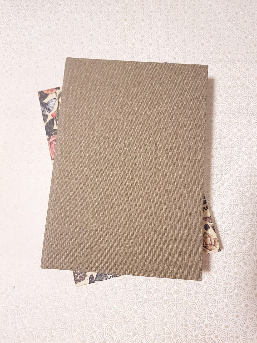A4 Latte Coloured Book Cloth Watercolour Journal - Etsy