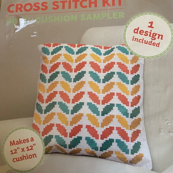 Cross Stitch Cushion - Etsy UK