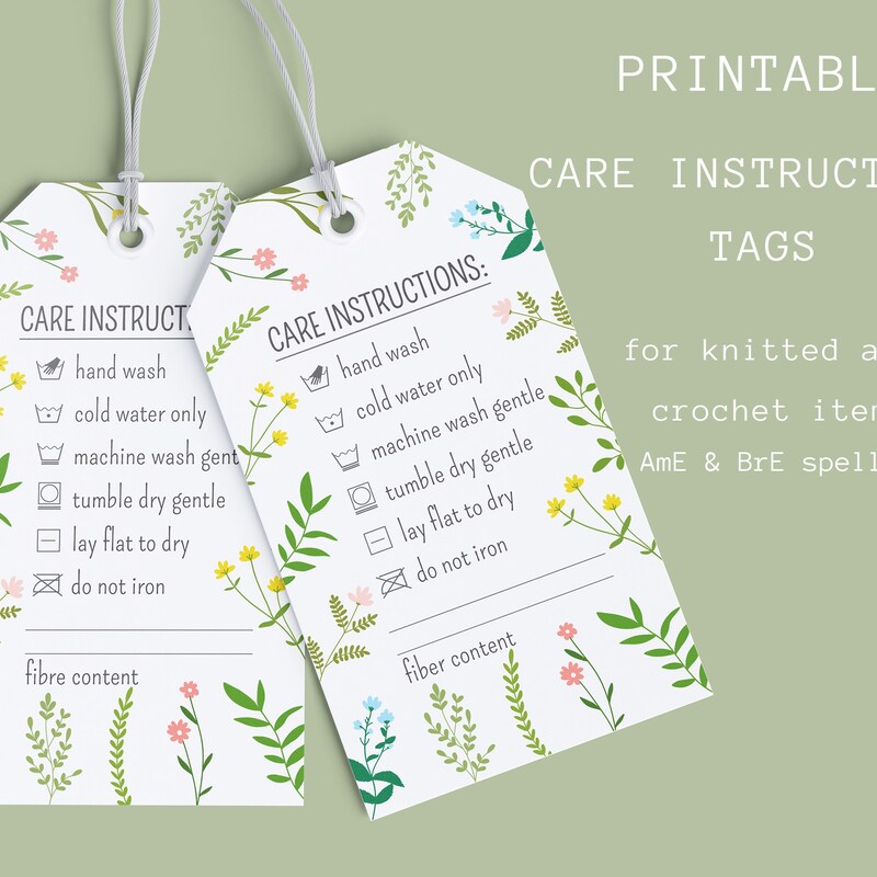 Care Labels - Etsy