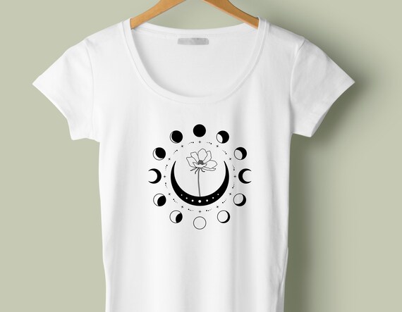 Moon Phases Shirt Diy