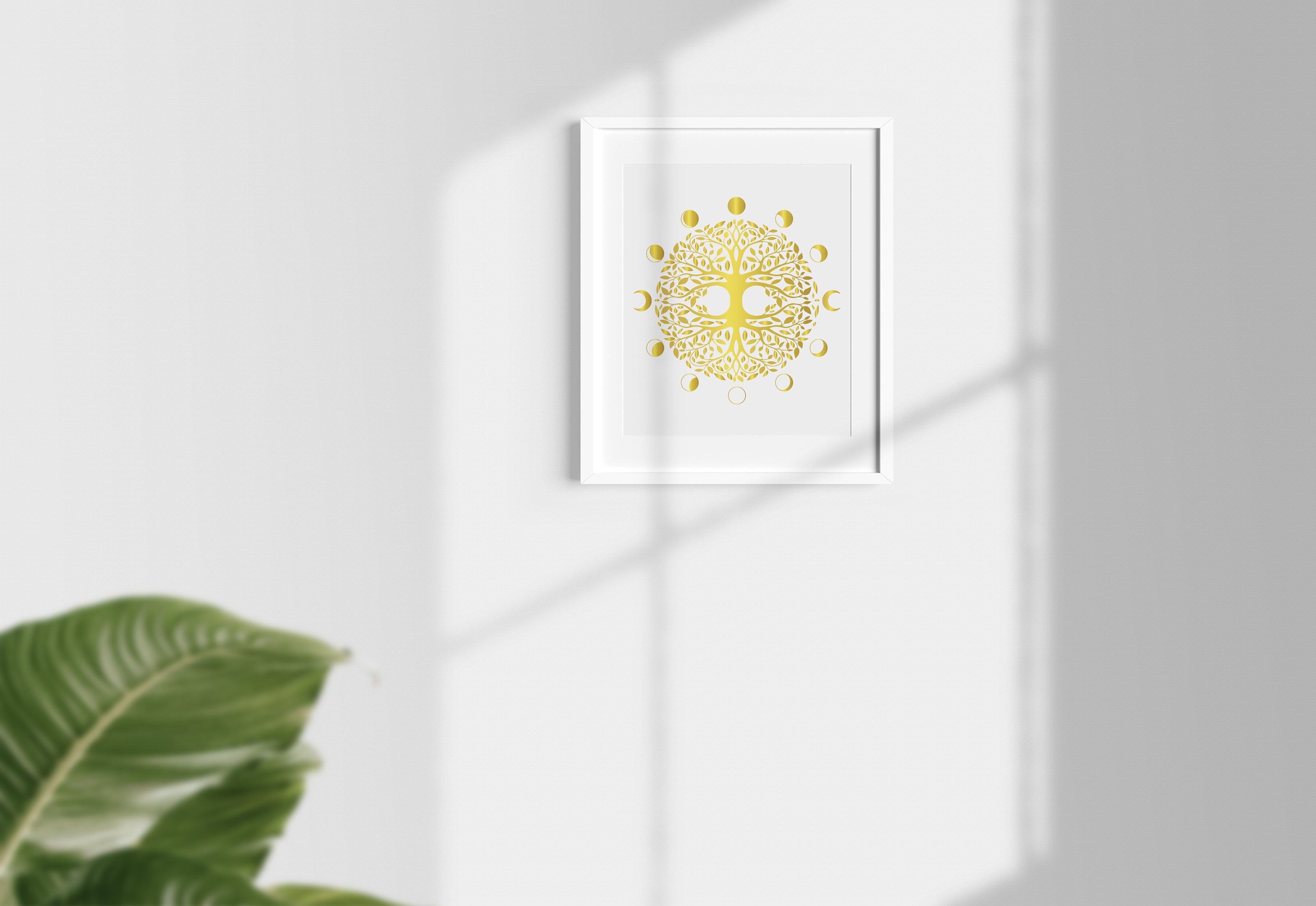 Tree of Life Svg-moon Phases Svg-boho Mandala Svg Cut File for - Etsy