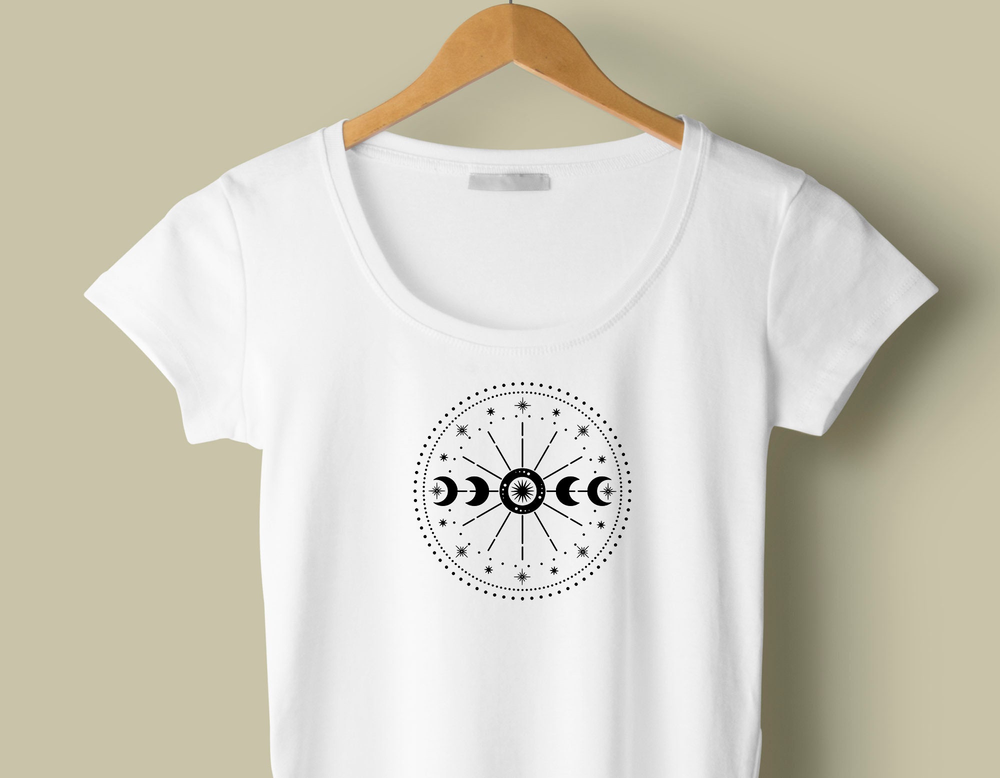Sun Moon Svg-moon Phases Svg-lunar Witch Aesthetic-cricut Files ...