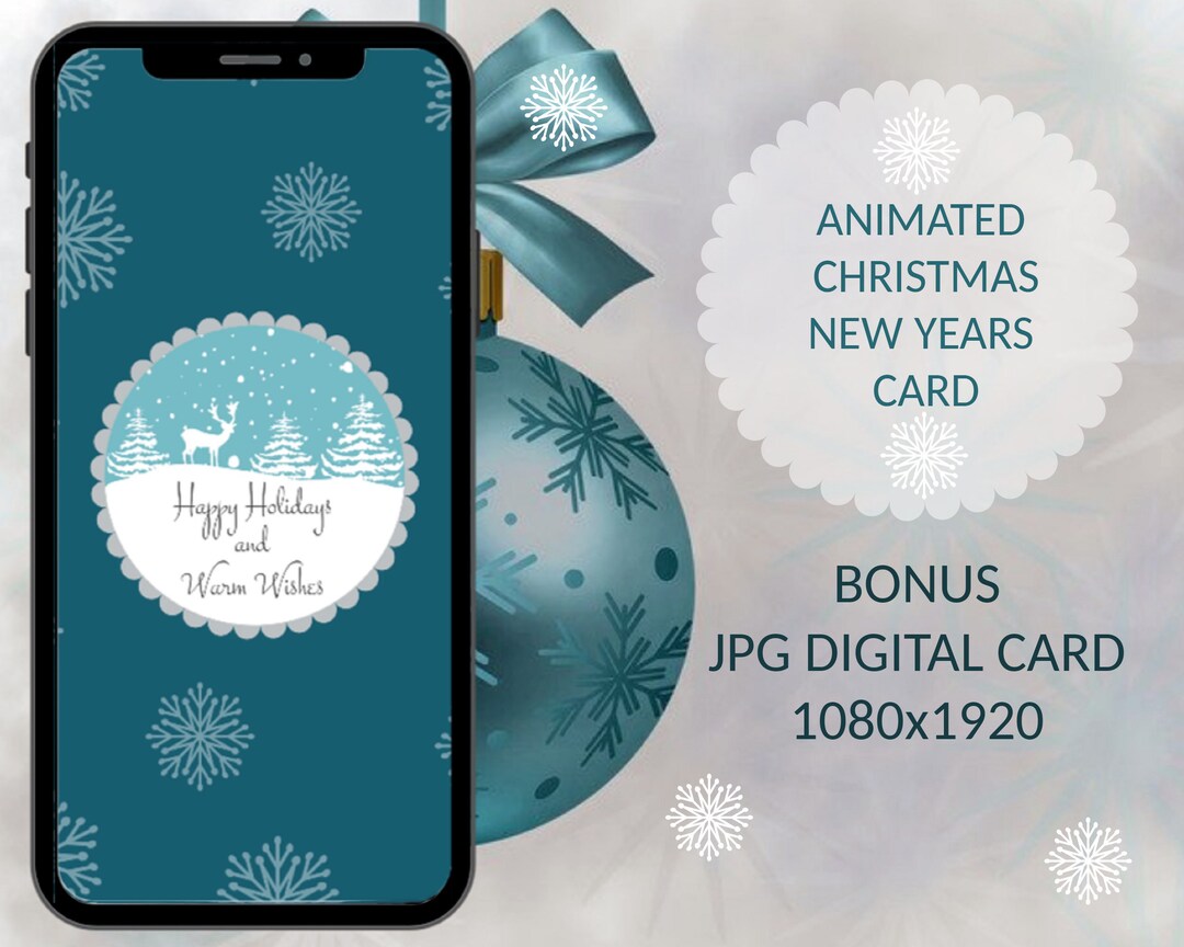 Animated Happy Holidays E-card-warm Wishes Winter Season Electronic ...