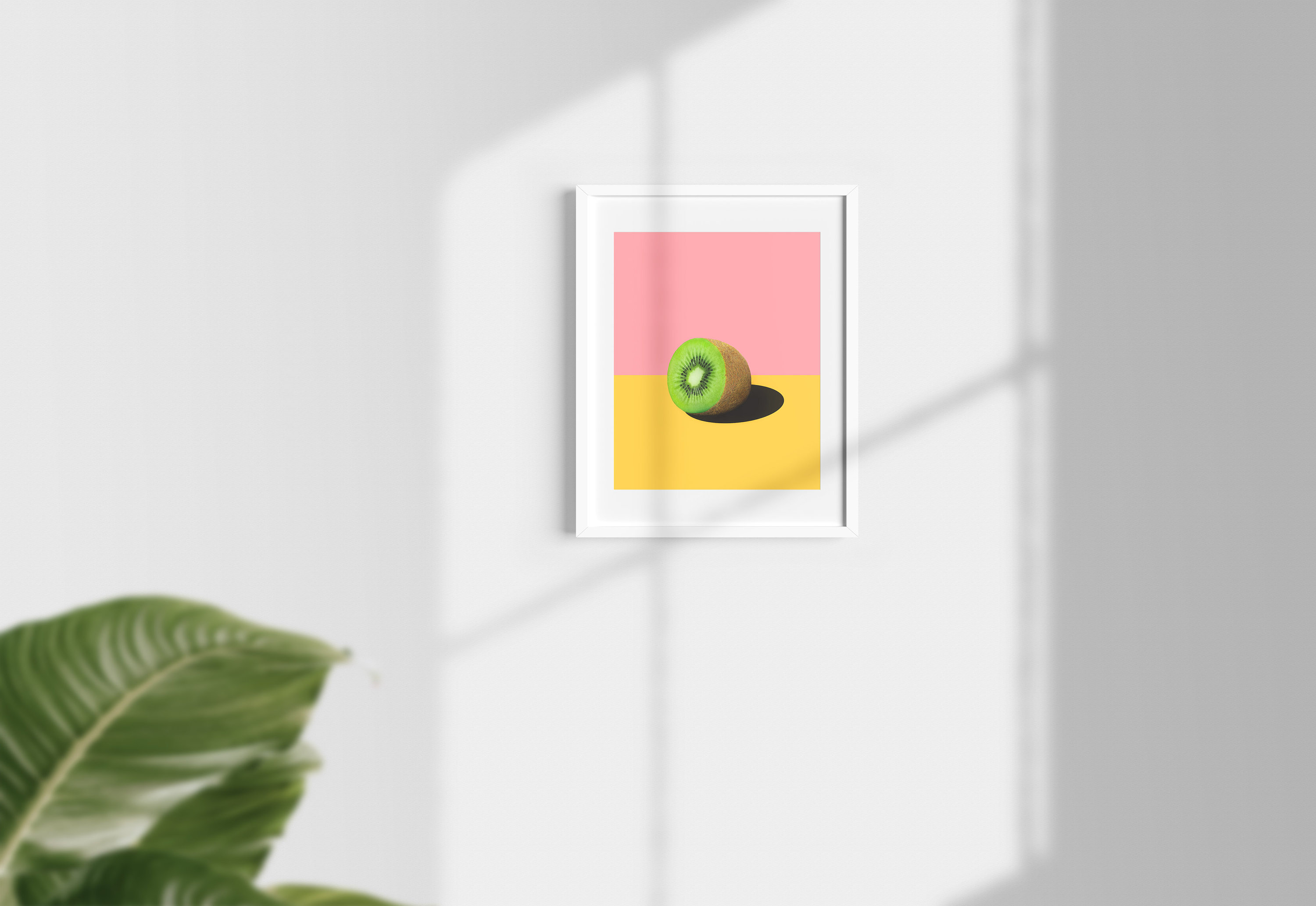 Kiwi Wall Art in Pop Art Style-colorful Kiwi Print-retro Fruit Poster ...