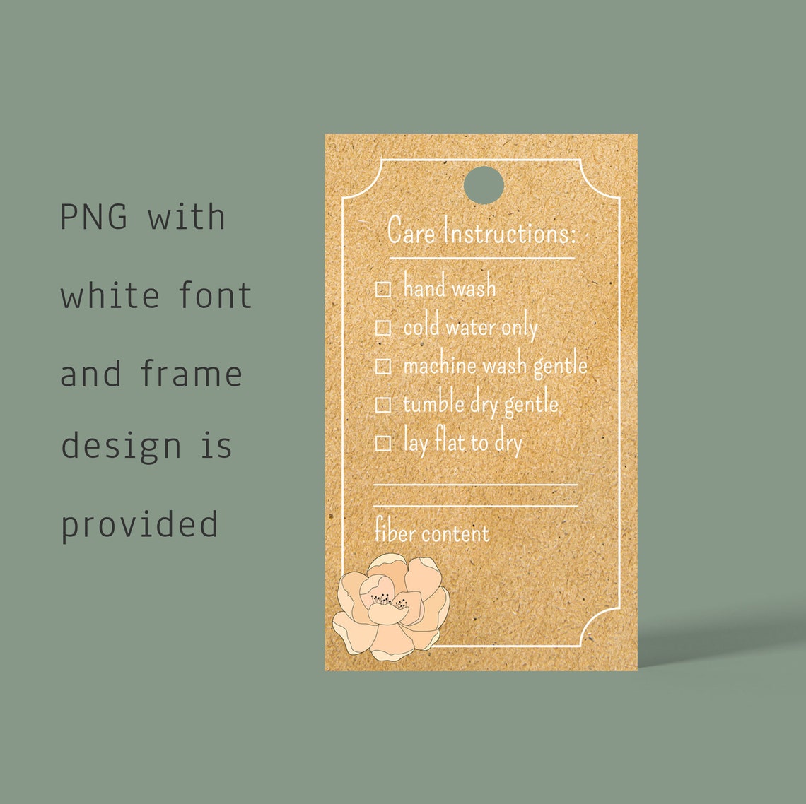 Care instructions tags for hand crafted knit crochet | Etsy