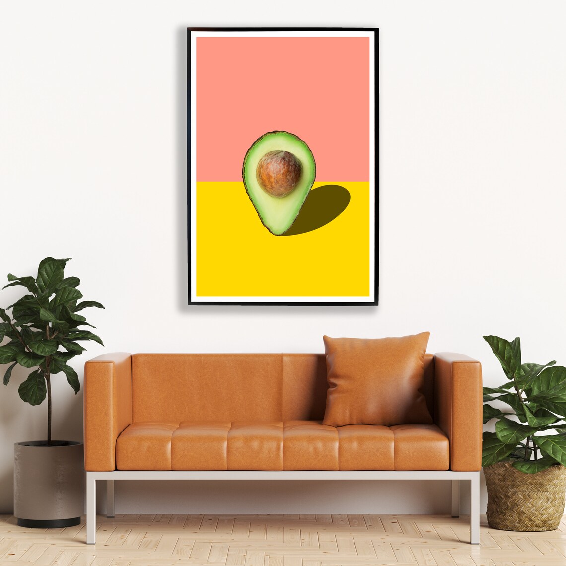 Avocado Pop Art Poster Avocado Art Print Vegetables Wall - Etsy