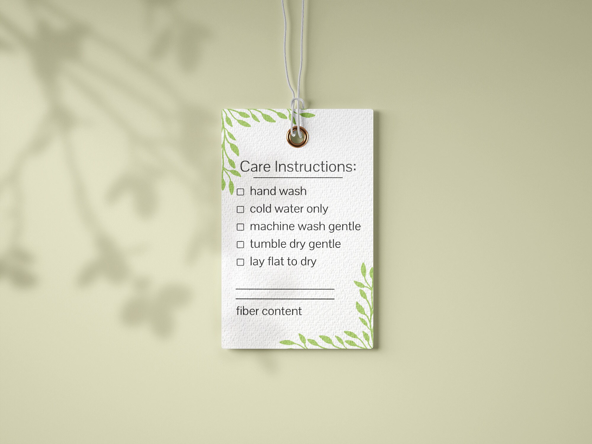 Care Instructions Tags Labels for Makers-hand Crafted Knitwear | Etsy