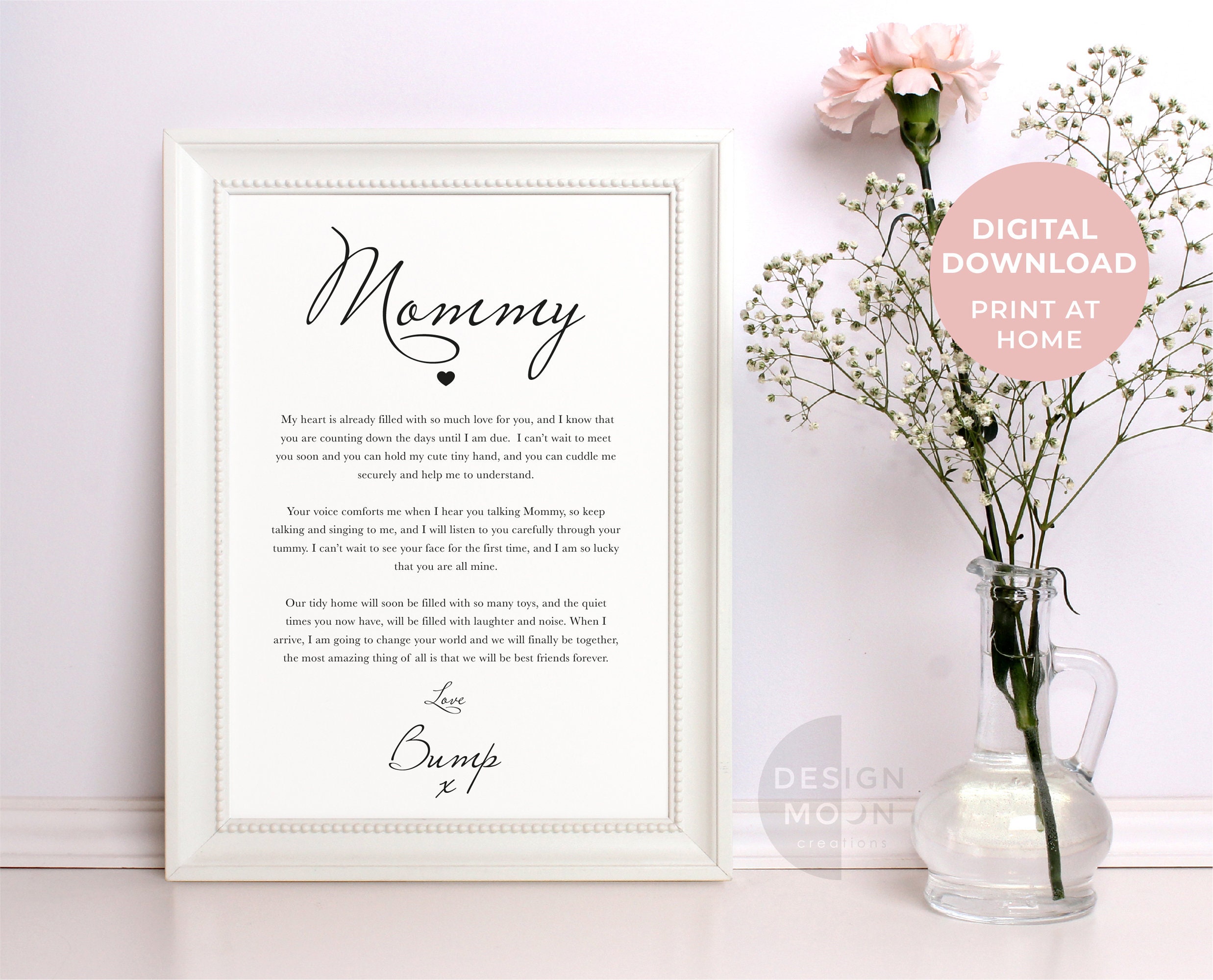 Mommy To Be Poem From Bump Mommy To Be Ts Pregnancy T For First Time Moms Mom To Be