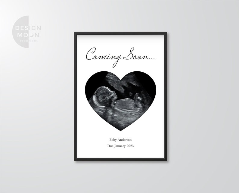 Daddy to Be Poem With Ultrasound Photo (digital Download) | Gift From ...