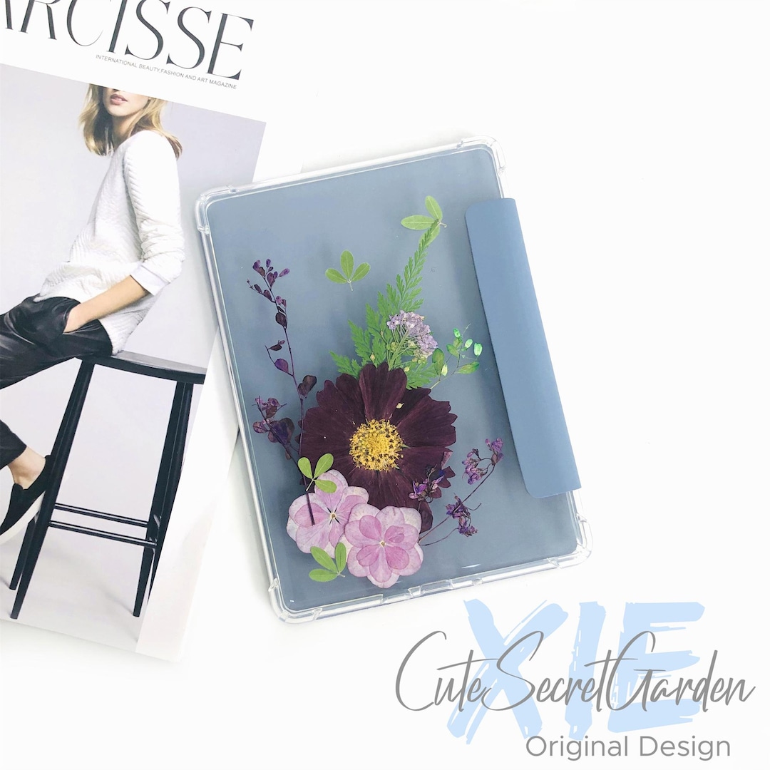 Real Purple Cosmos Flower E-reader Case for Kobo Clara Color 2024 6 ...