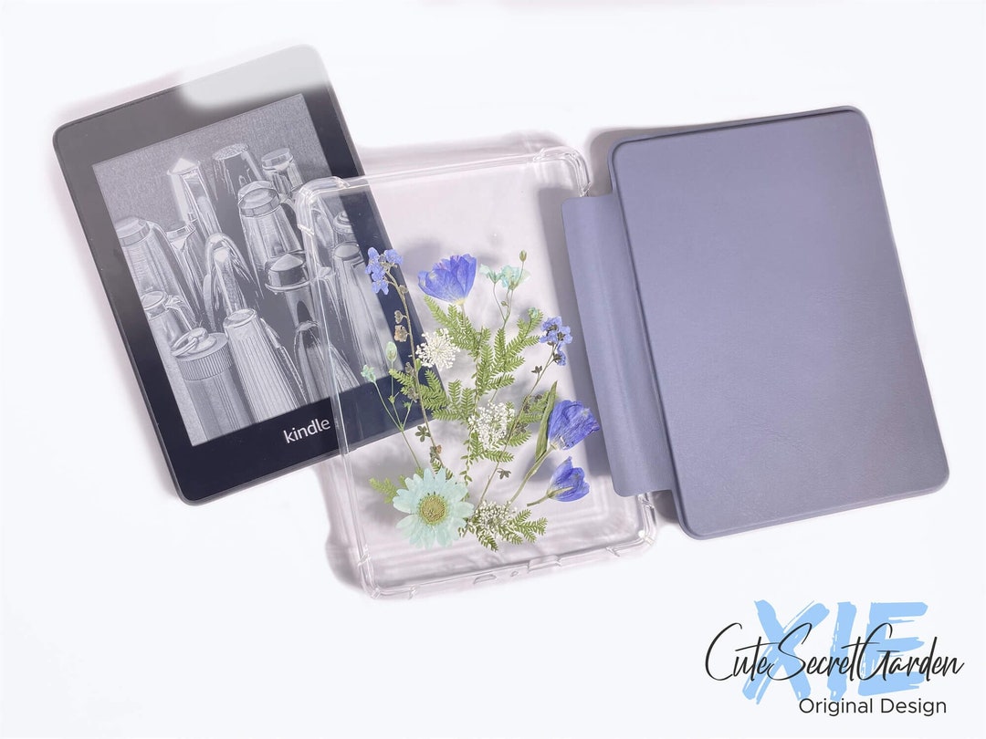 Purple Godetia Green Leaves Flower Kindle Case,kindle Paperwhite ...