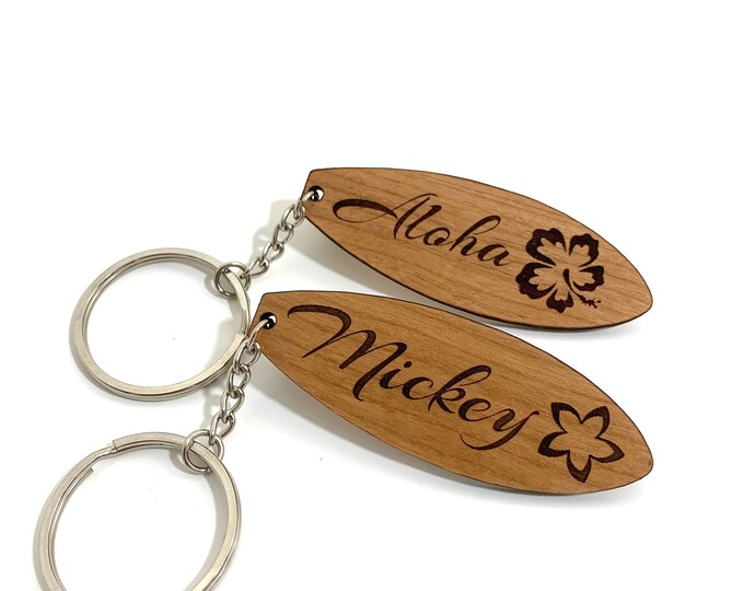 Custom Surfboard Keychainlaser Engrave - Etsy