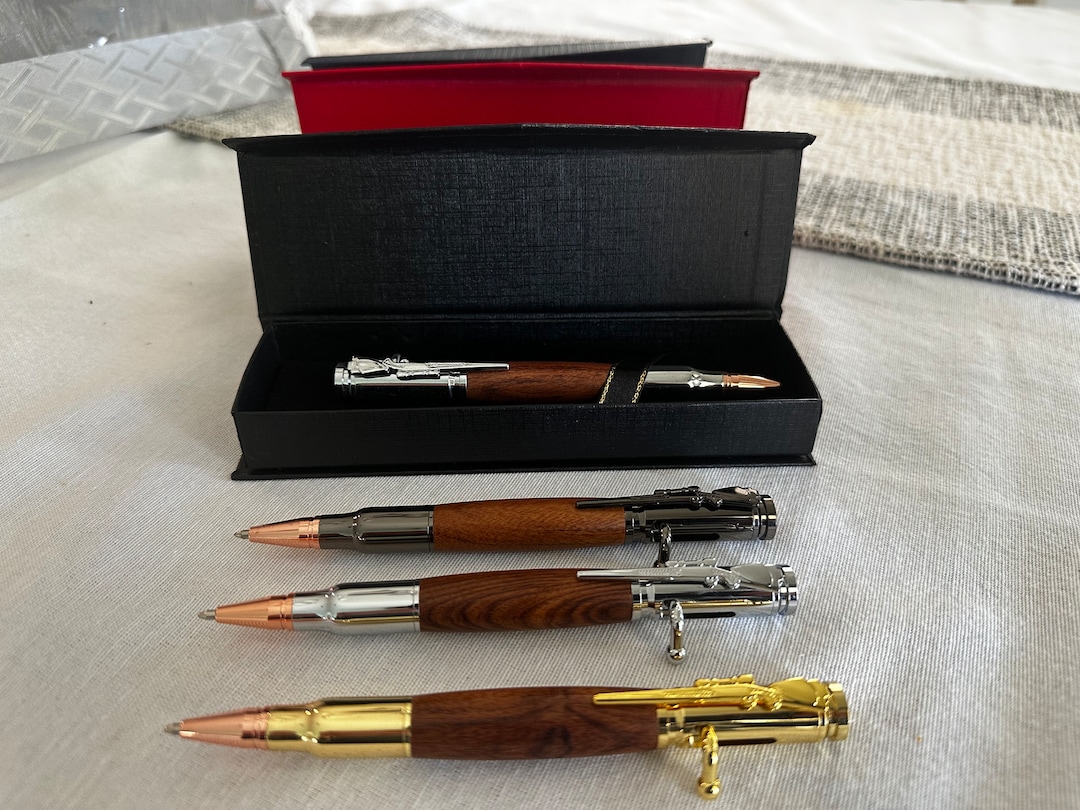 Custom Bolt Action Pen* Ballpoint *bullet Pens* Gun Style Pen - Etsy