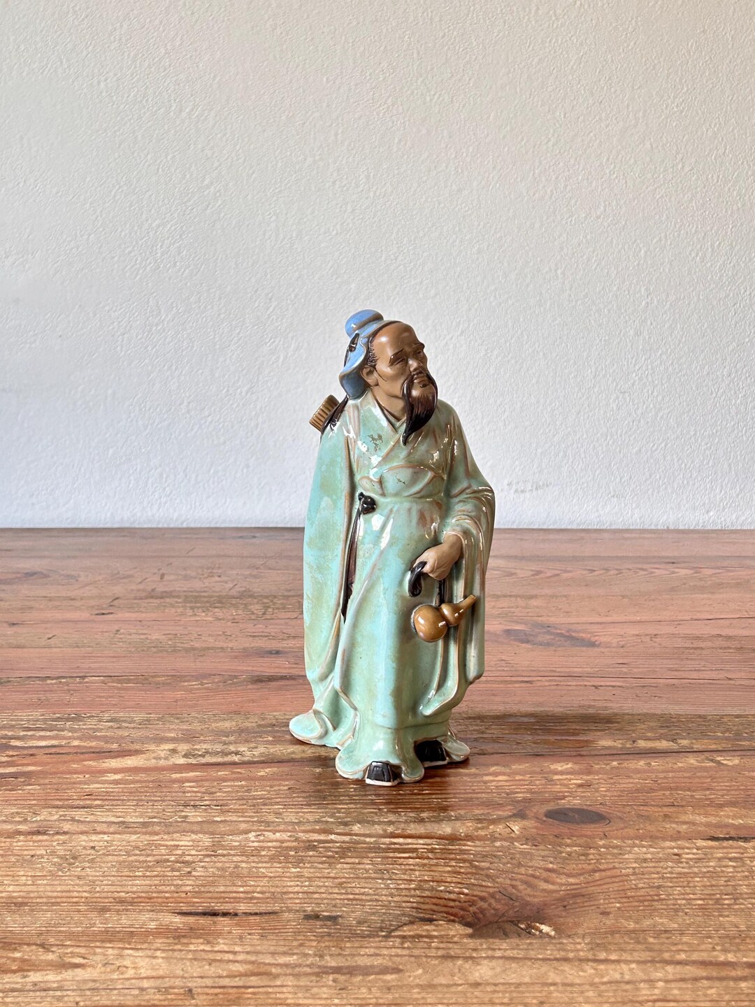 Image / Sculpture - Chinese Sage - Ceramic - Signed on the Bottom - Etsy