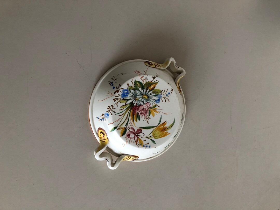 Bowl / Decorative Pan - Ceramic - Hand Painted - Very Decorative ...