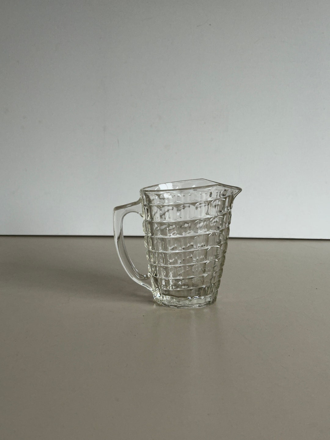 Water Jug / Pouring Jug - Glass - Nice Size - Special Design ...