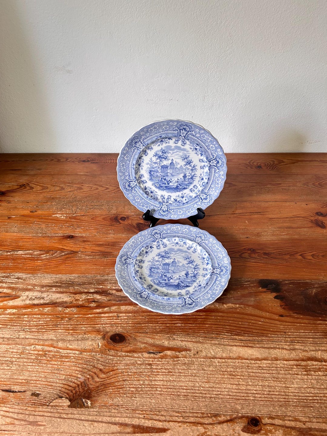 2 Decorative Plates / Wall Plates - Milanese Villas - Stoneware - RCW ...