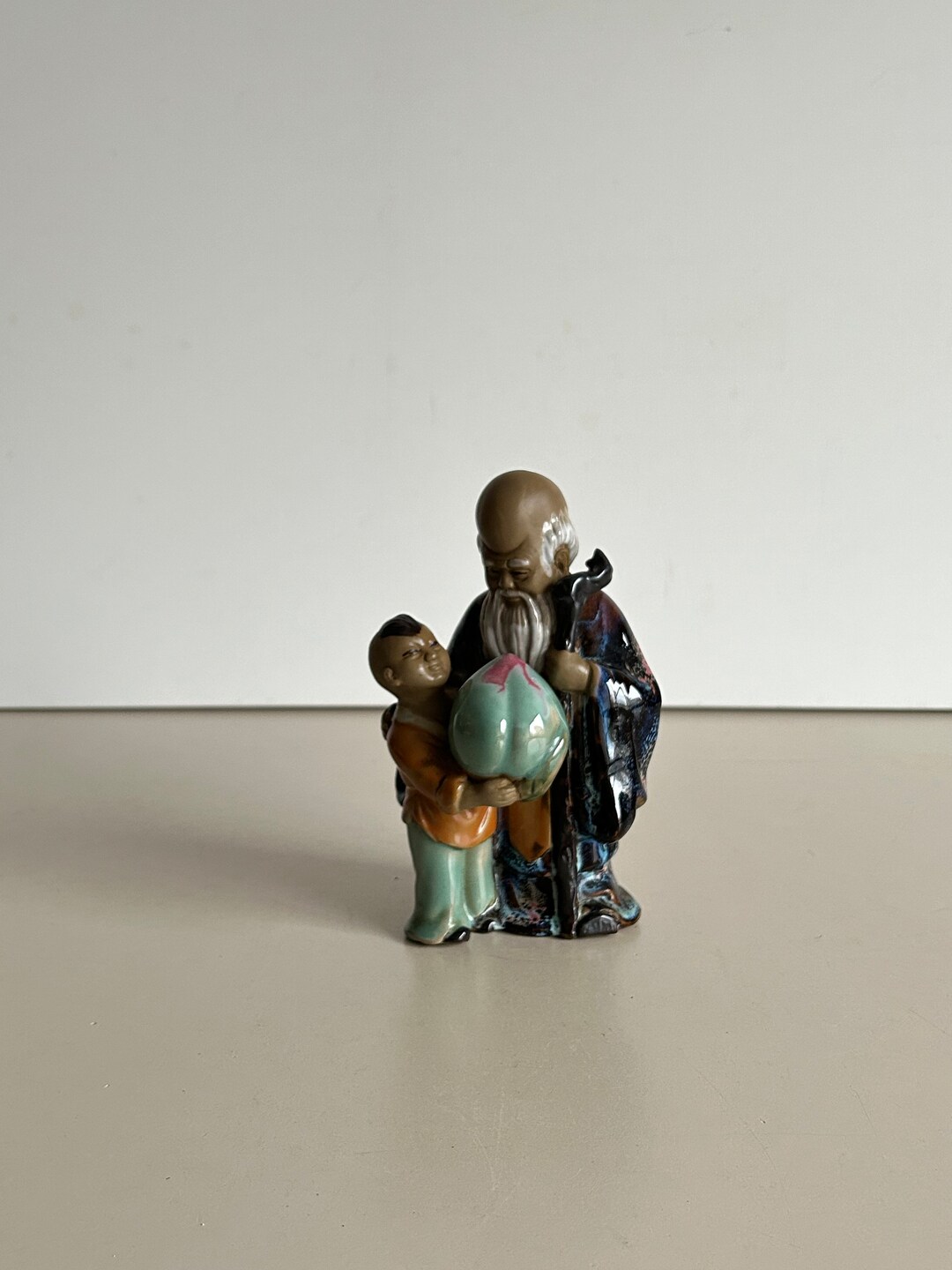 Sculpture / Statue - Chinese Saint - Ceramic - Very Decorative - Etsy