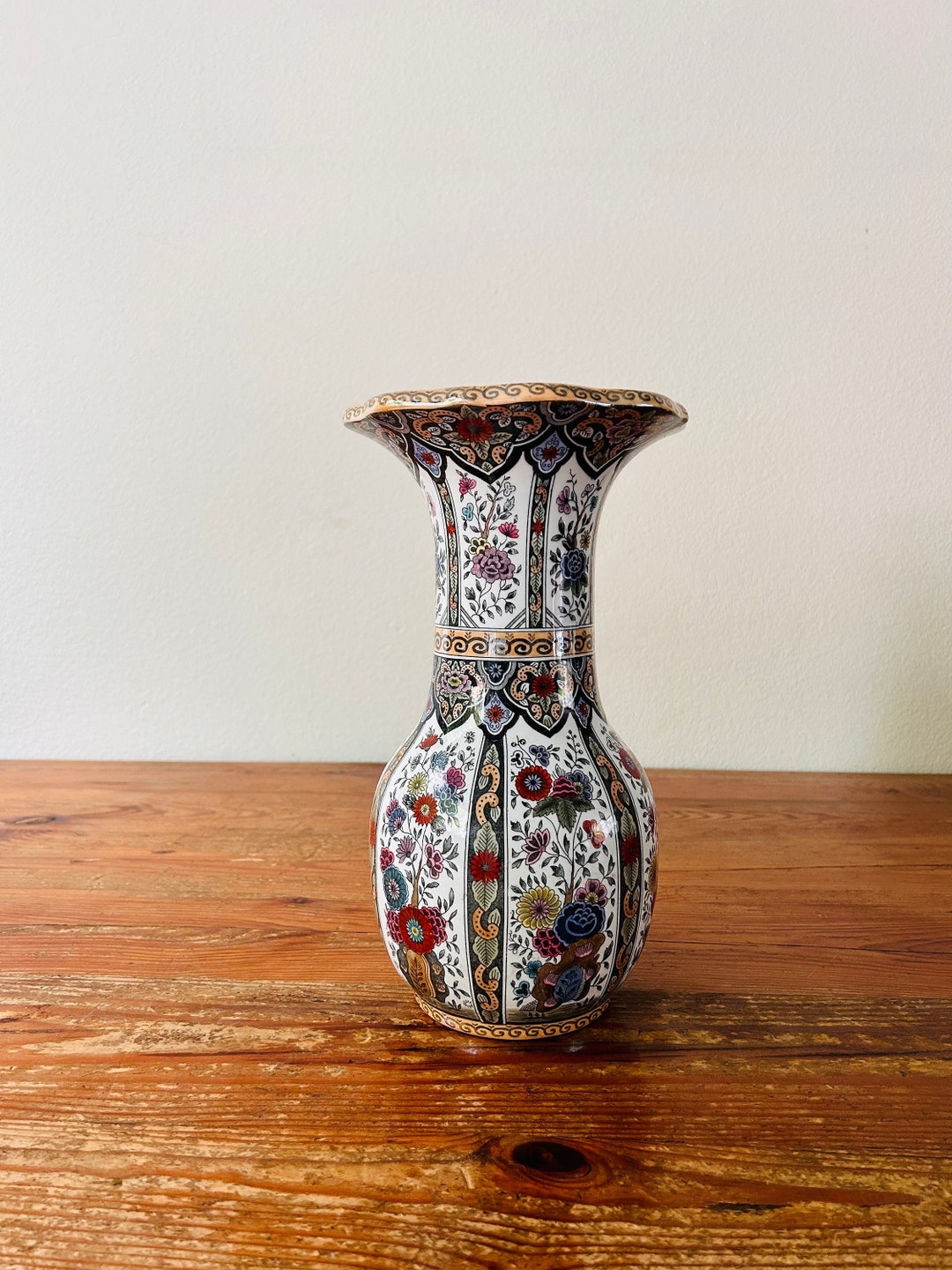 Vase / Baluster Vase / Flower Vase Petrus Regout Maastricht Earthenware ...