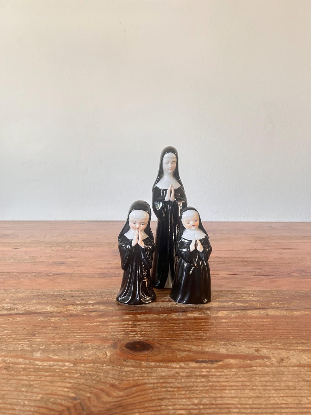 Nun's Choir / Nun - Figurines - Porcelain - Decorative - Etsy