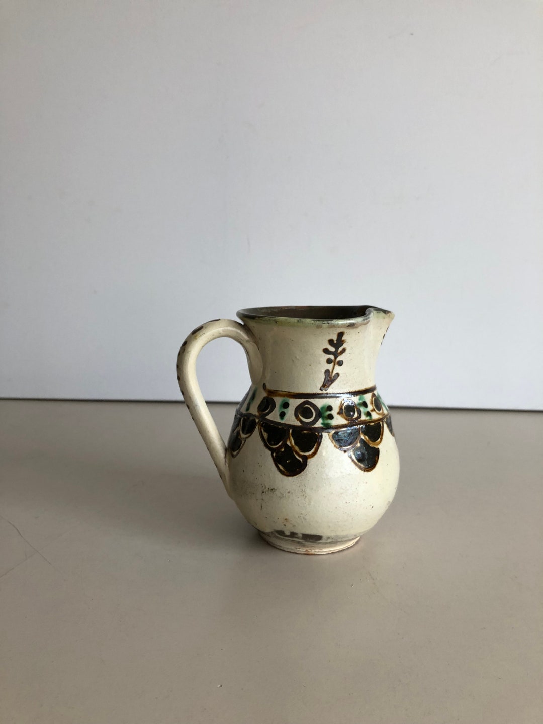 Jug / Vase / Water Jug - Ceramic - Handmade - Decorative - Signed on ...