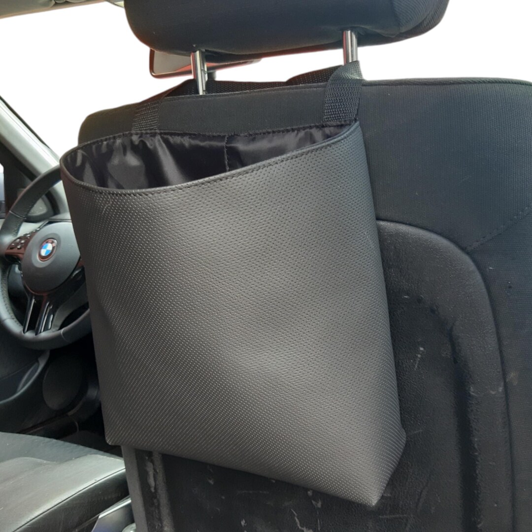 Reusable Car Headrest Trash Bag Waterproof Over Seat Car Organiser - Etsy