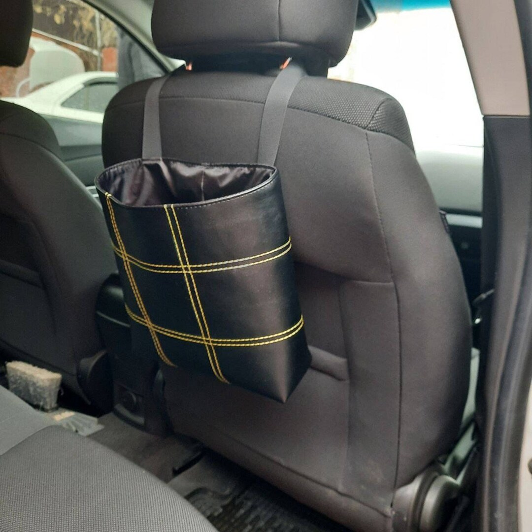 Reusable Car Trash Bag Car Organiser Accessory for Women and Men Vegan ...