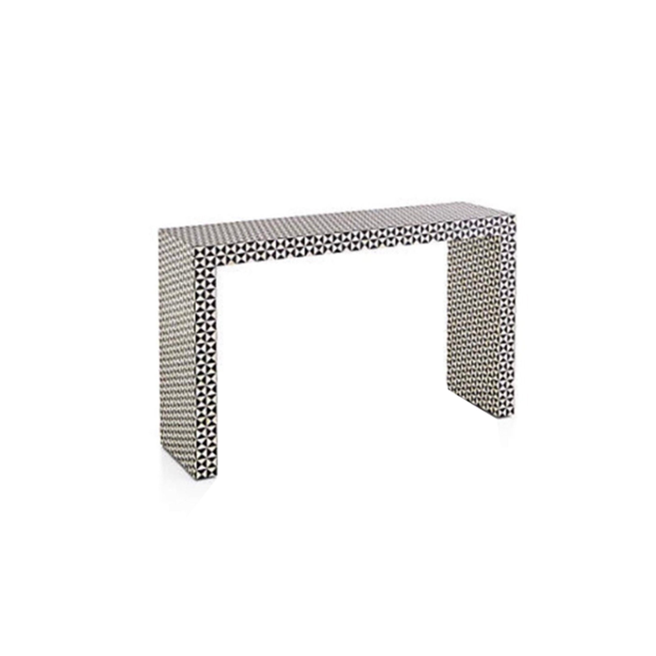 Handmade Bone Inlay Waterfall Console Table Gift for Home - Etsy